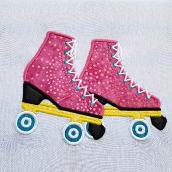 Roller Skate Embroidery - Etsy