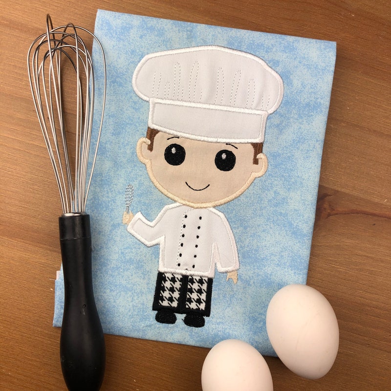 Chef Applique - Etsy