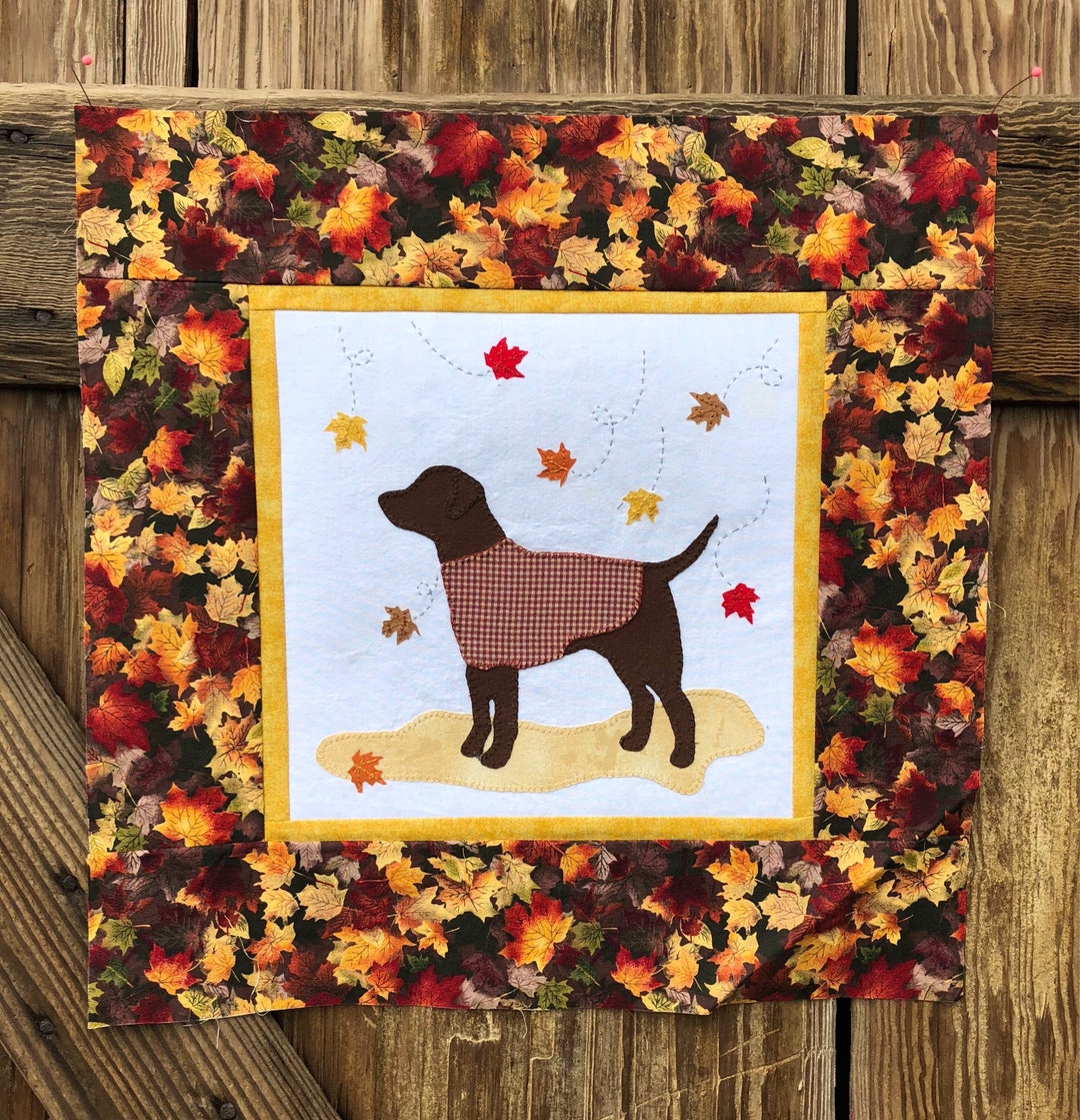 Year of Labrador Quilt Blocks PDF Appliqué Sewing Pattern, Dog Lovers ...