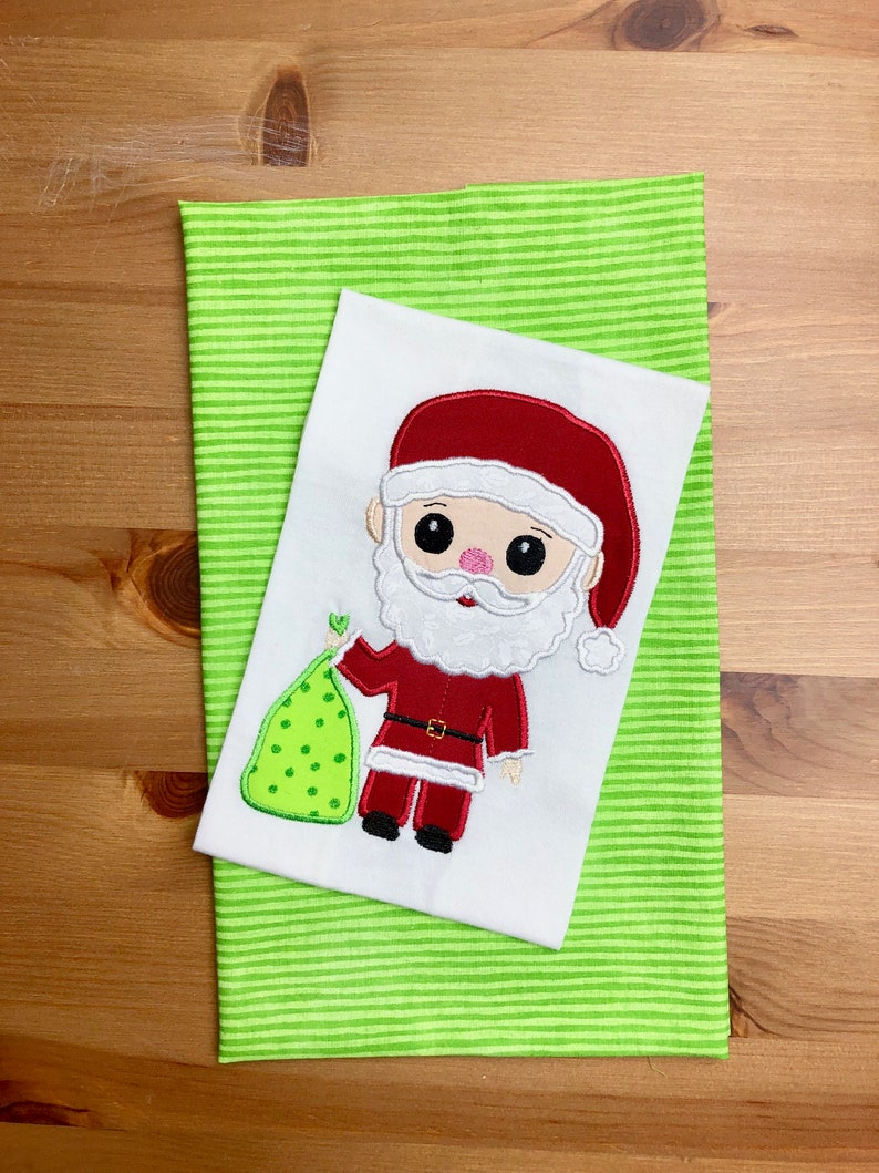 Santa Claus Applique Embroidery Design Download for Embroidery - Etsy