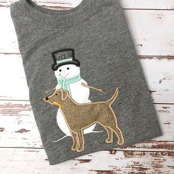 Lab Applique Design - Etsy