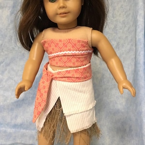 Moana Inspired Outfit PDF Sewing Pattern, Instant Download, Grass Skirt ...