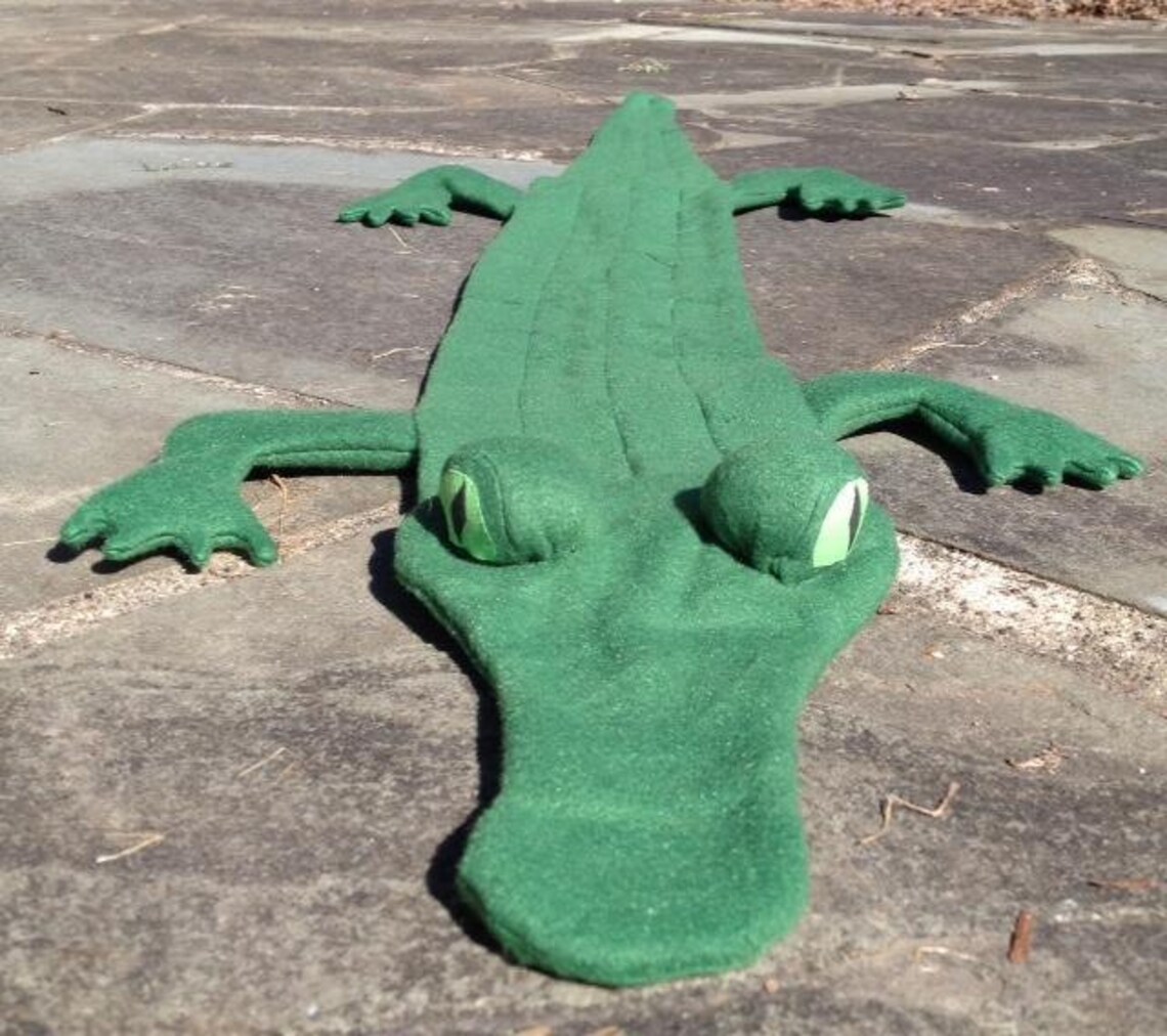Alligator Fleece Scarf PDF Sewing Pattern Gator scarf fun | Etsy
