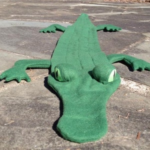 Alligator Fleece Scarf PDF Sewing Pattern, Gator Scarf Fun Kids Sewing ...