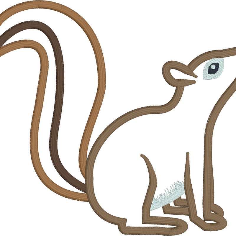 Squirrel Applique - Etsy