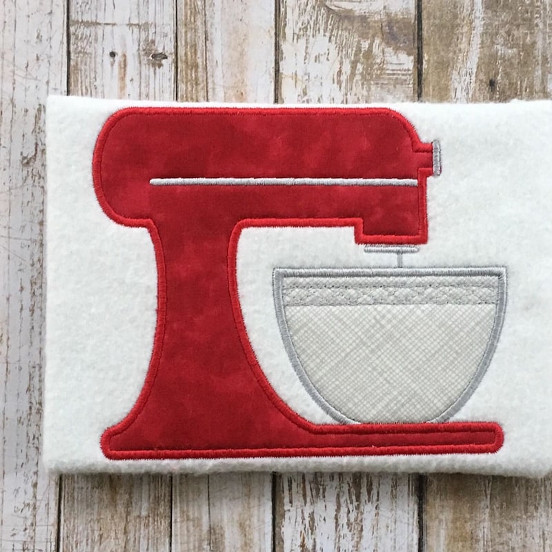 Kitchen Machine Embroidery Design - Etsy