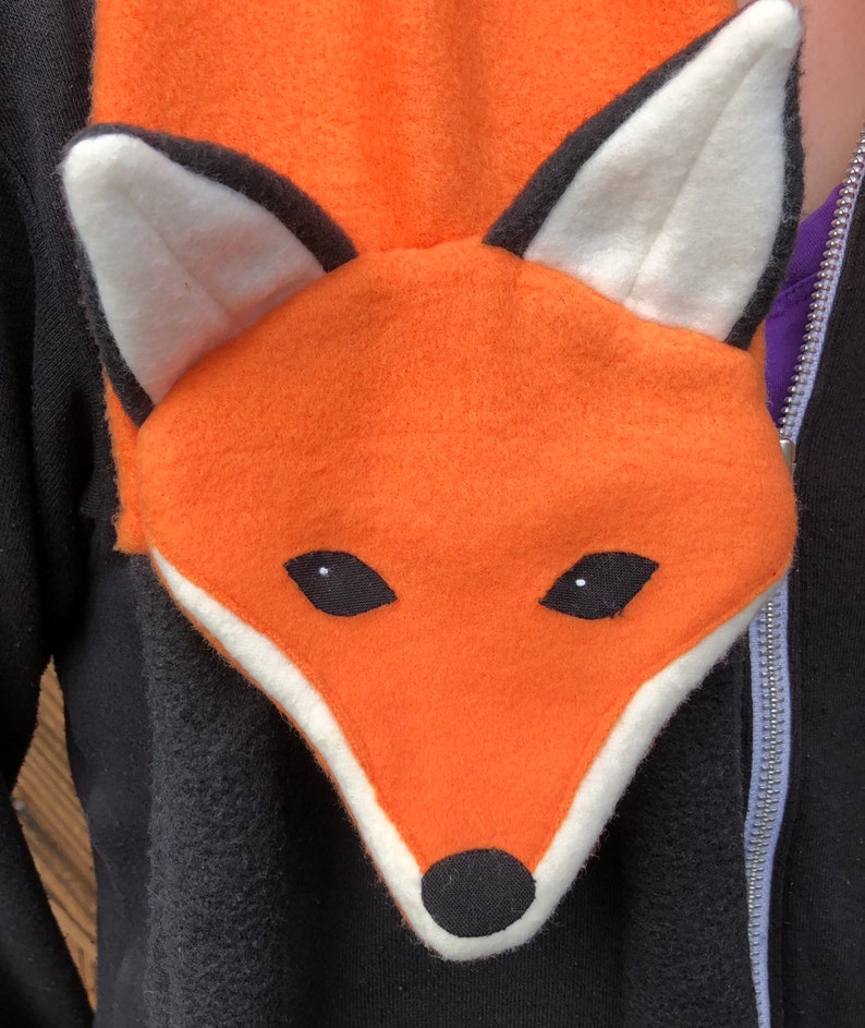 Fox Scarf PDF Instant Download Sewing Pattern, Fox and the Hound, Fun ...