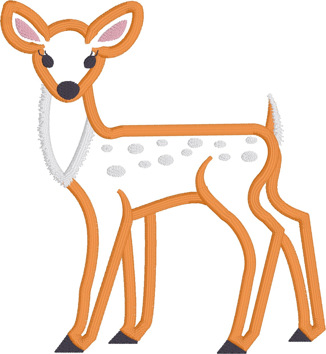 Deer Applique Embroidery Design Download for Embroidery Machine ...