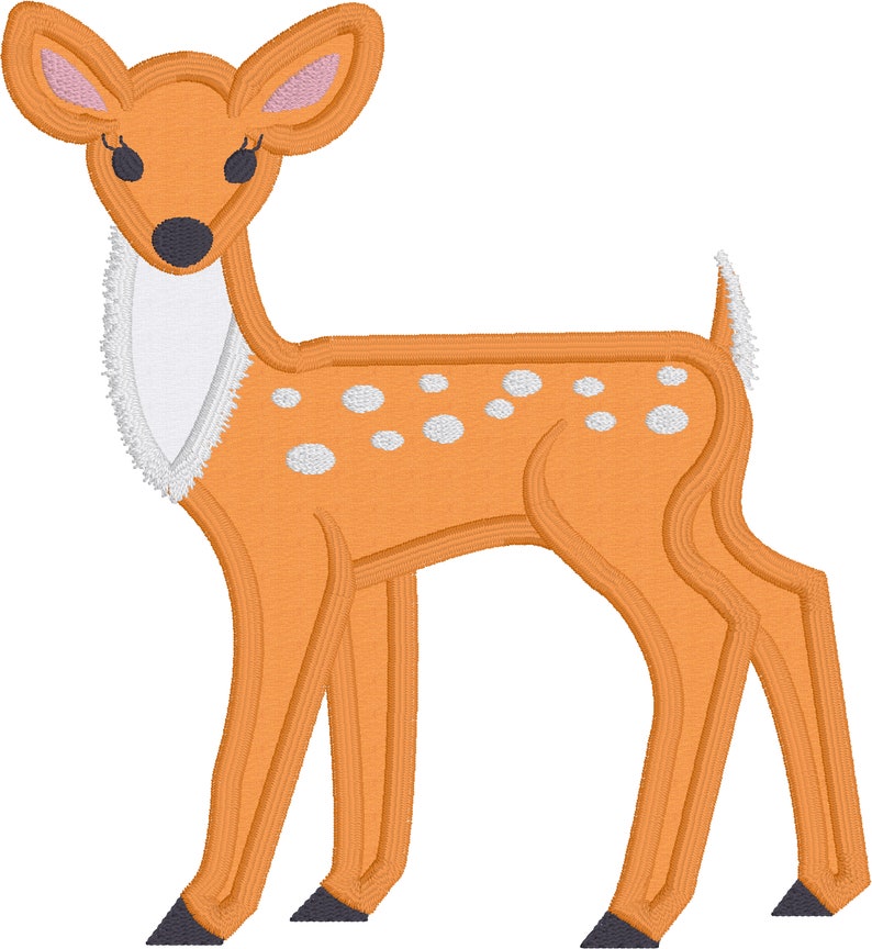 Deer Applique Embroidery Design Download for Embroidery Machine ...