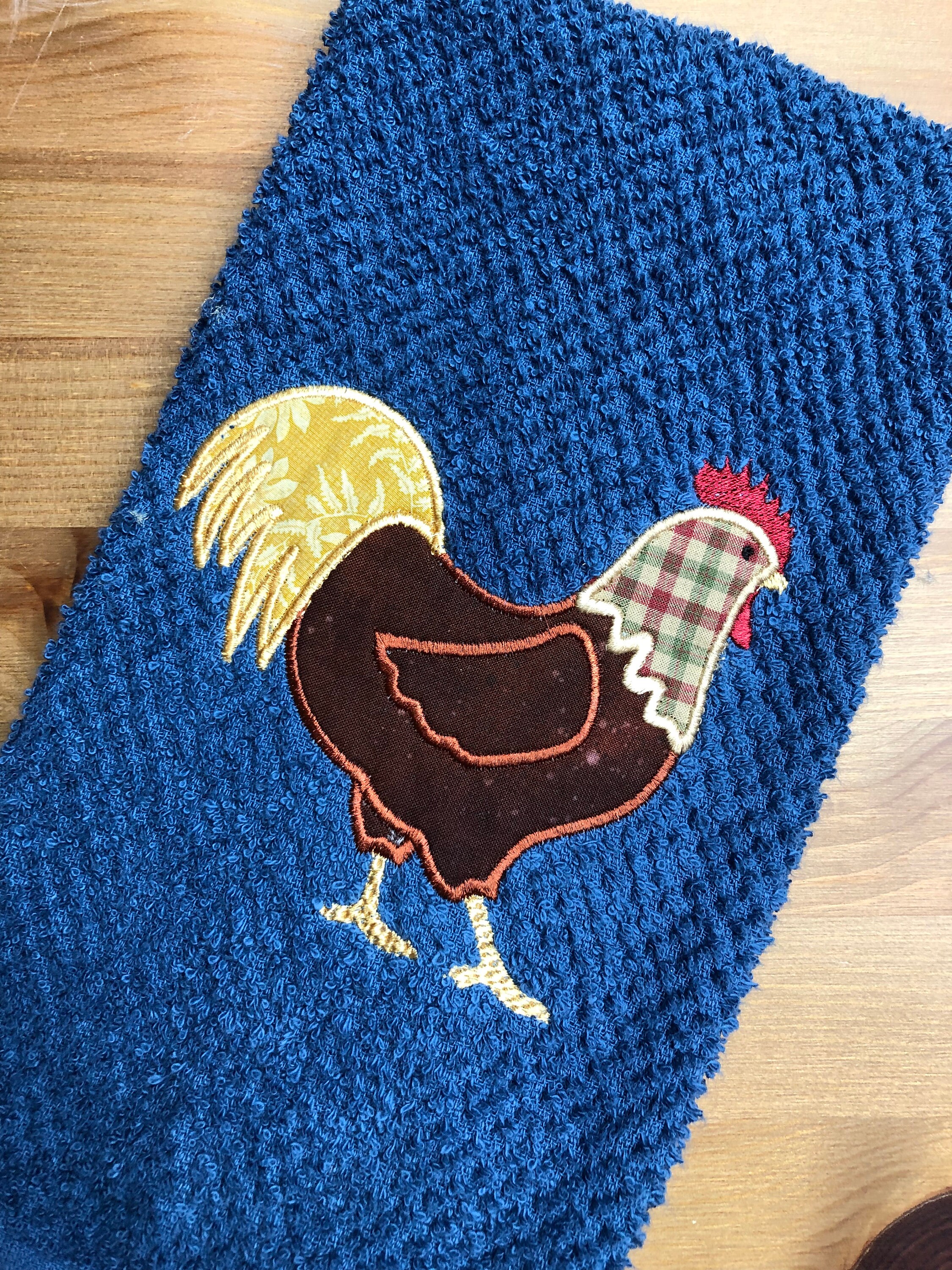 Rooster Chicken Applique Embroidery Design Download for | Etsy