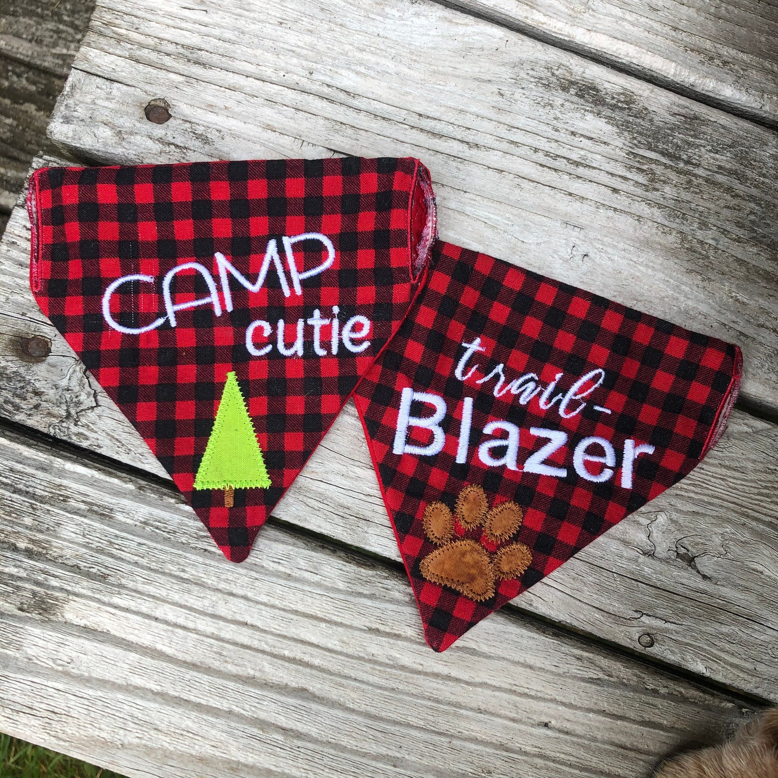 ITH Camping Bandanas Embroidery Design Set of 2 for Use With an ...