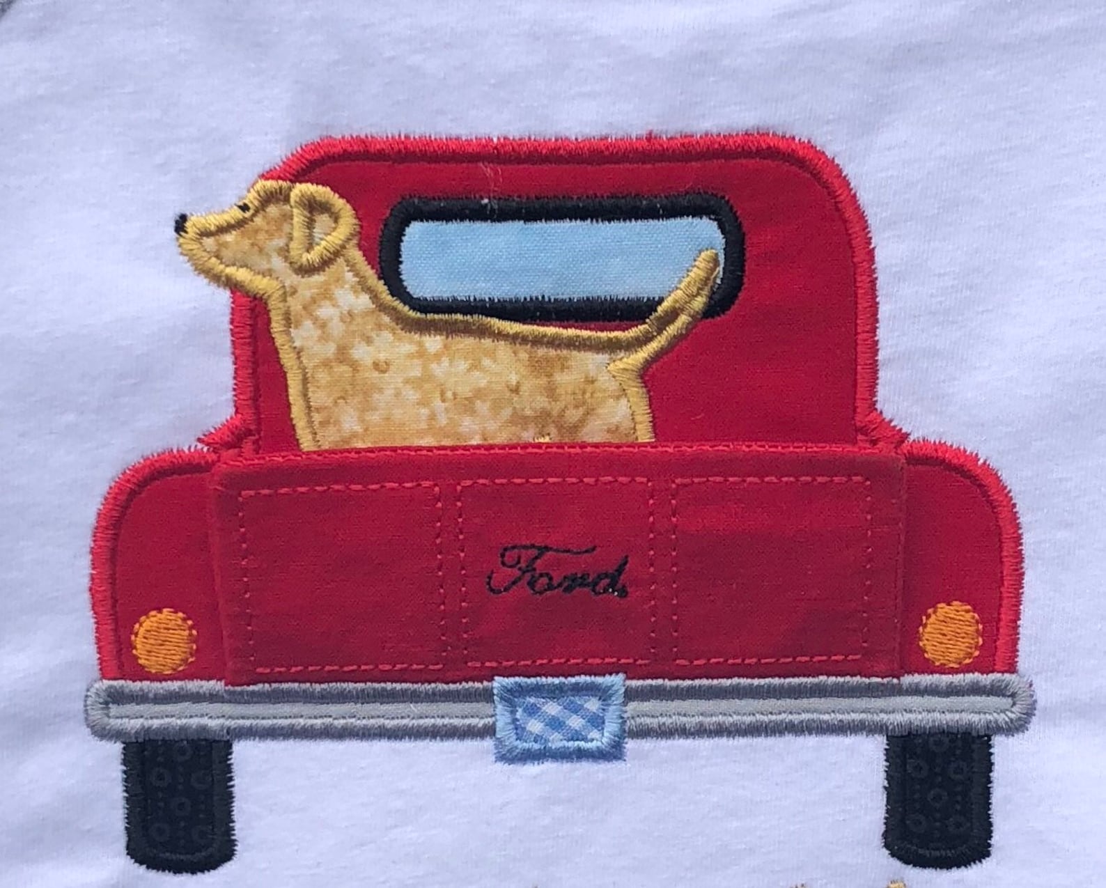 Two Piece Applique Truck Applique Embroidery Design Vintage - Etsy