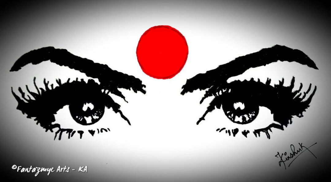 Small Red Bindi: Indian Forehead Sticker - Etsy