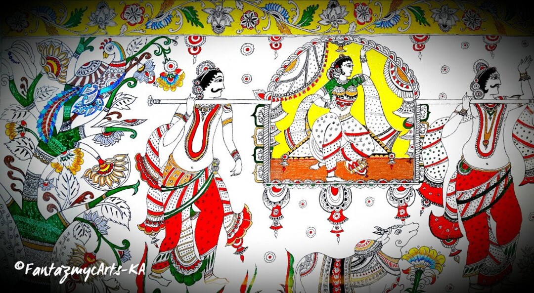 Palki Indian Wedding Art - Etsy