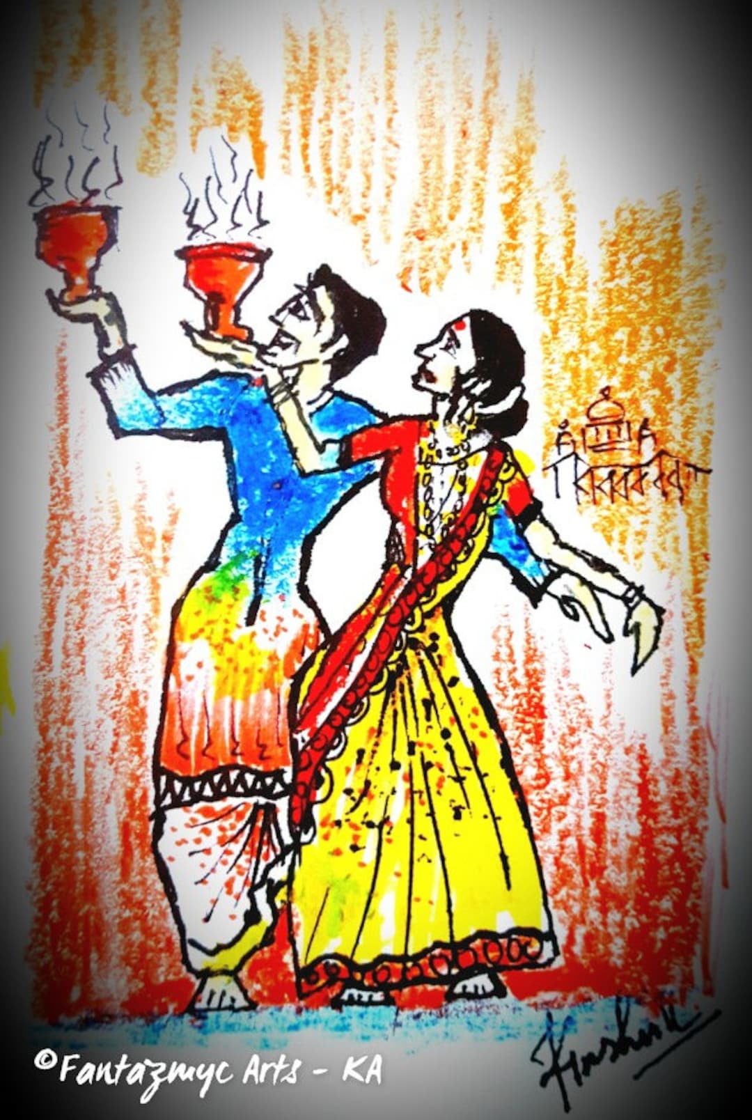 Dhunuchi Naach of West Bengal, India - Etsy