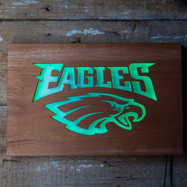 Philadelphia Eagles Light up Sign - Etsy