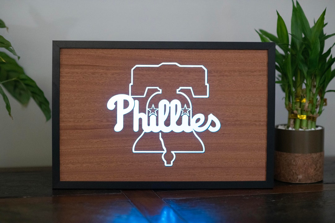 Philadelphia Phillies LED Light up Multi-layered Car Sign Wall Art ...