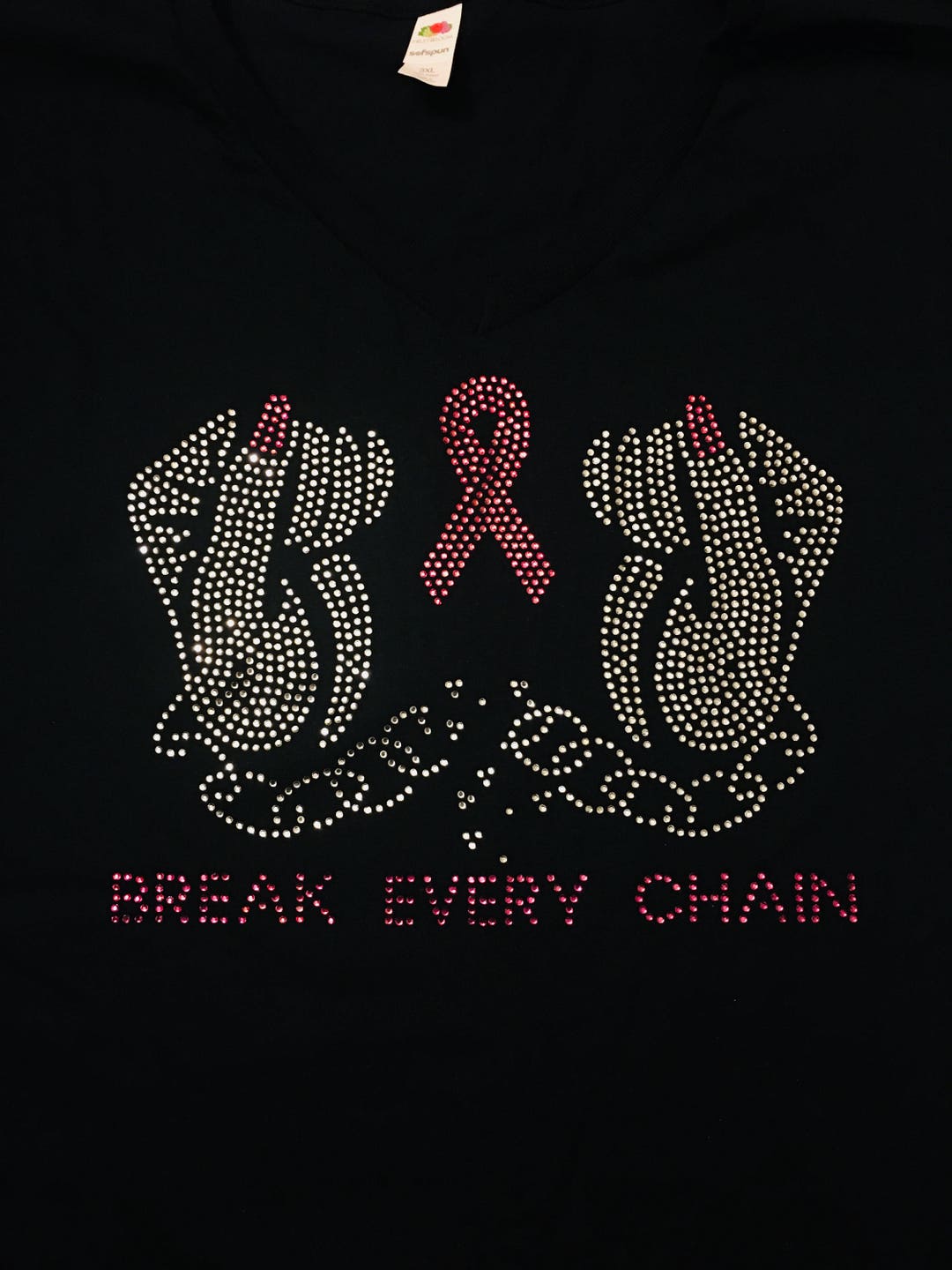 Break Every Chain Breast Cancer Tshirt - Etsy