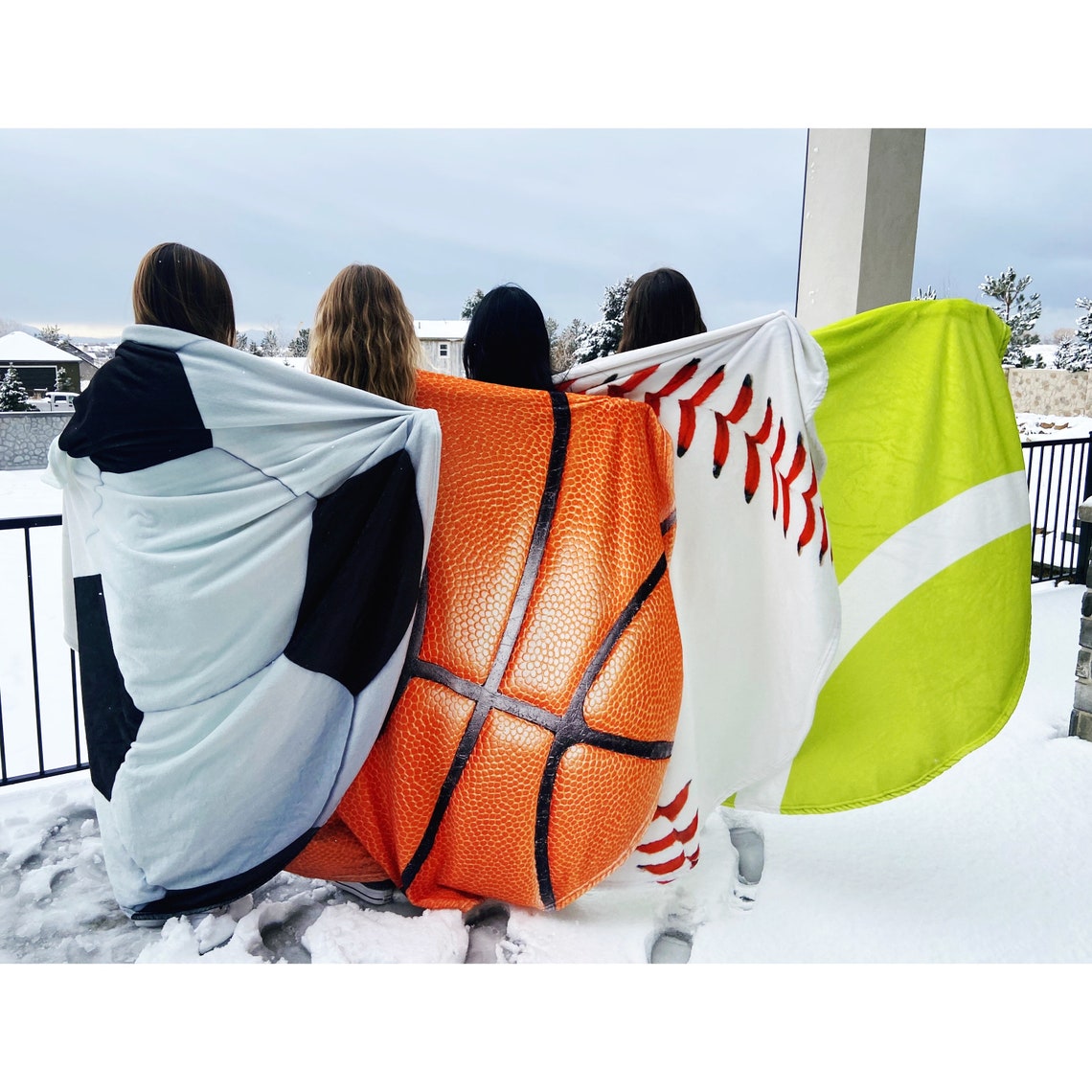 Soccer ball round ball blanket - Etsy Polska