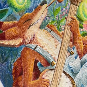 Foxfire Art Print - Etsy