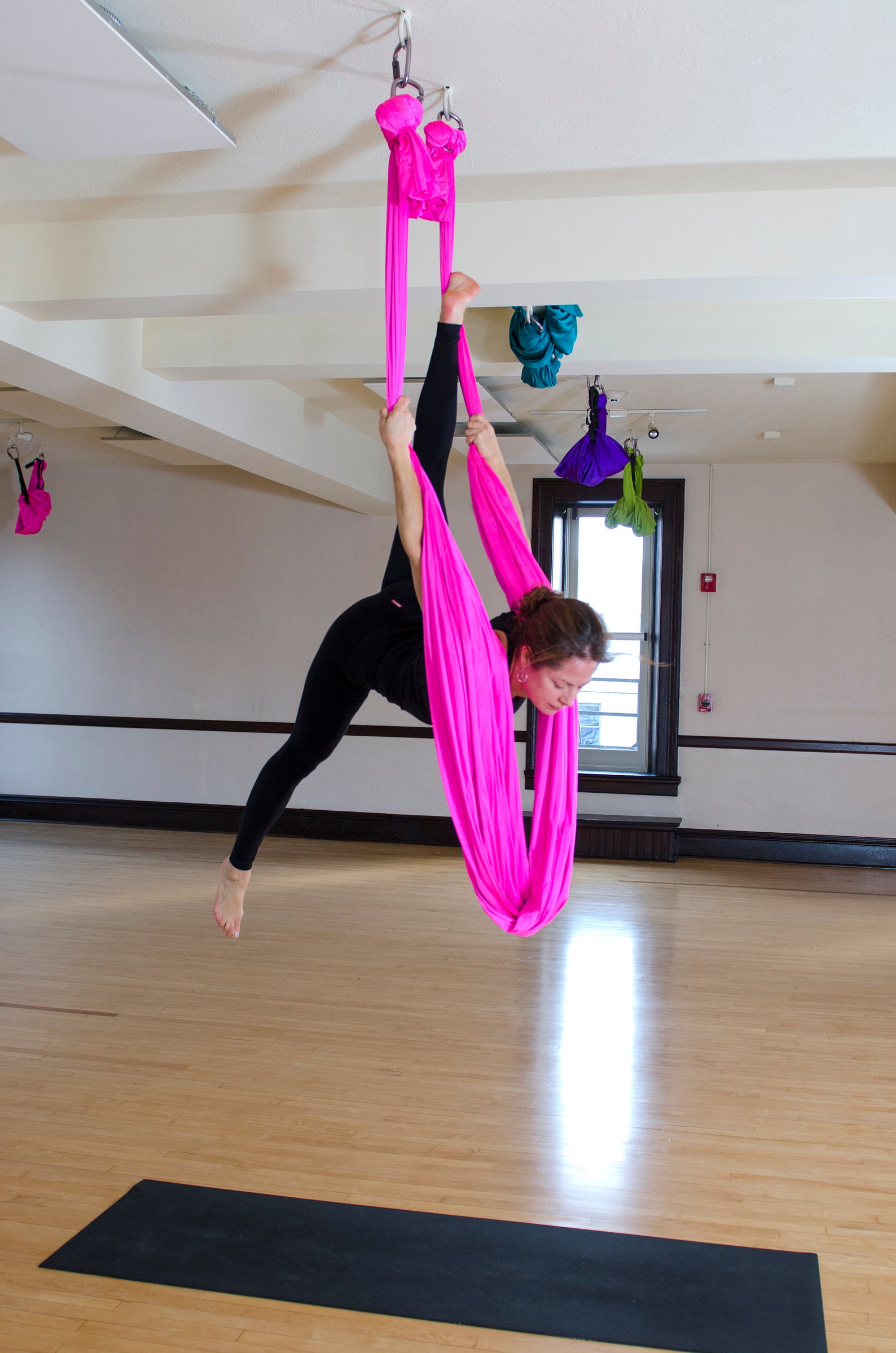 Aerial Hammock Yoga by Emily Mariola Flex Yoga | Etsy