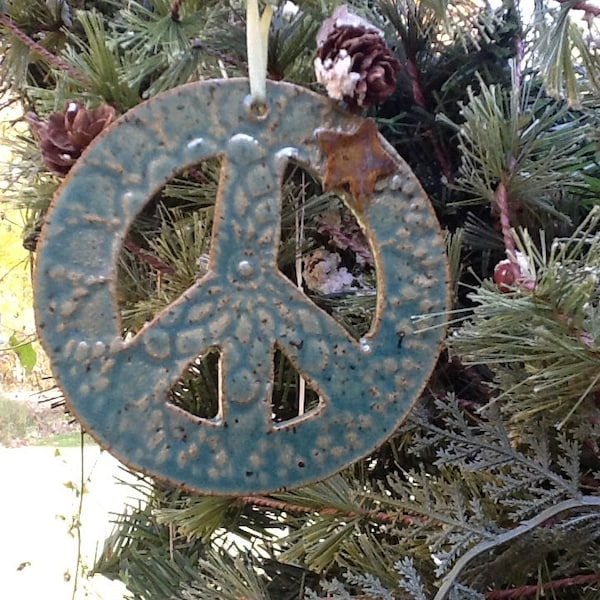 Pottery Peace Sign - Etsy