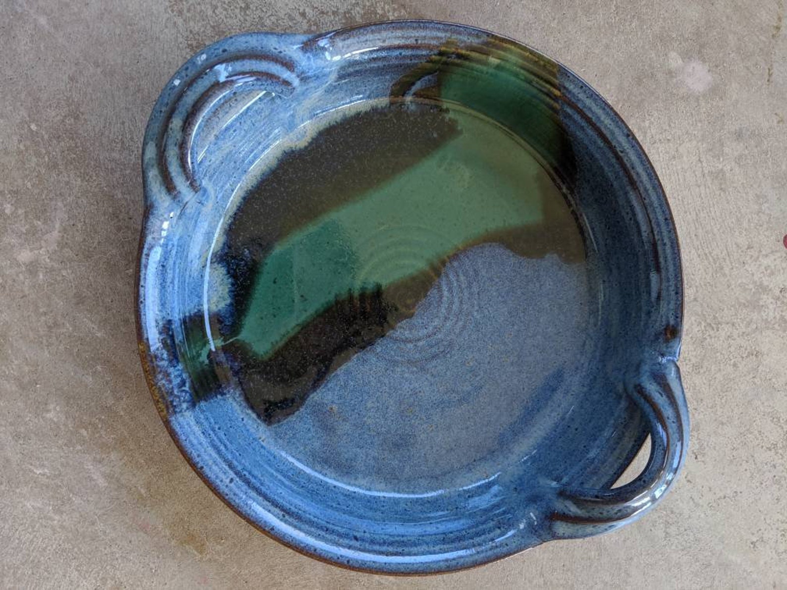 Ceramic Large Serving Dish With Handles - Etsy
