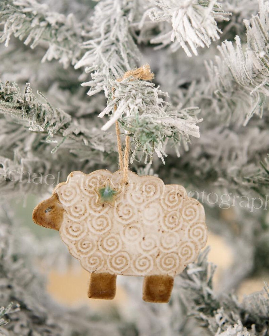 Ornament Christmas Holiday Sheep Lamb Peace - Etsy