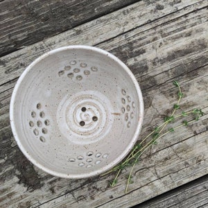 Small Ceramic Strainer / Colander - Etsy