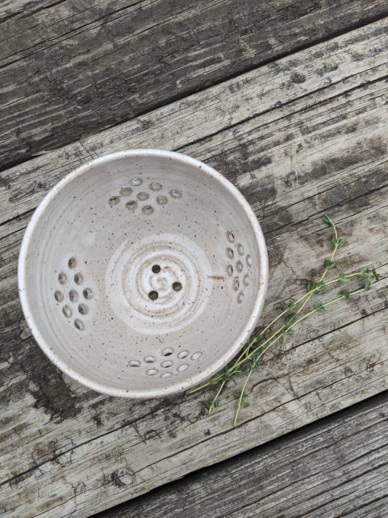 Small Ceramic Strainer / Colander | Etsy