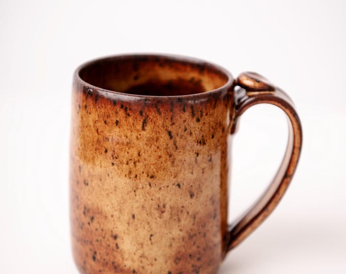 Coffee Mug Ceramic Mug Thumb Rest by Stonehouse Pottery - Etsy