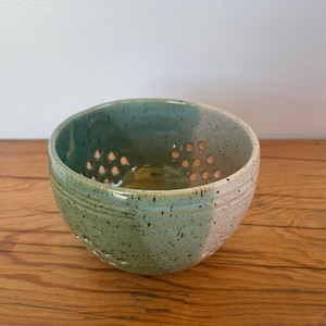 Small Ceramic Strainer / Colander - Etsy