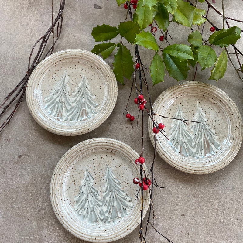 Winter Pottery Dishes - Etsy