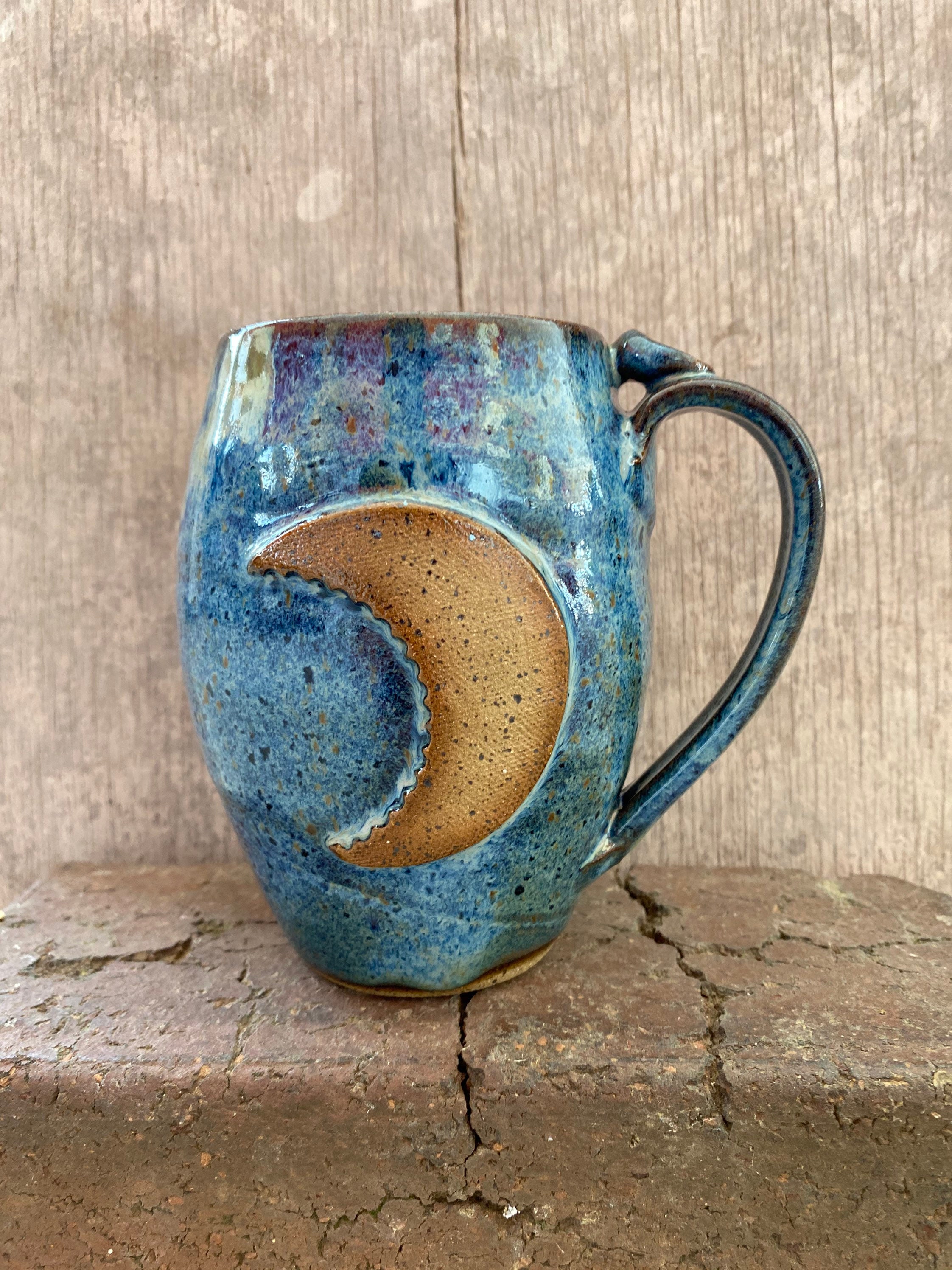 Moon Clay Coffee Mug - Etsy