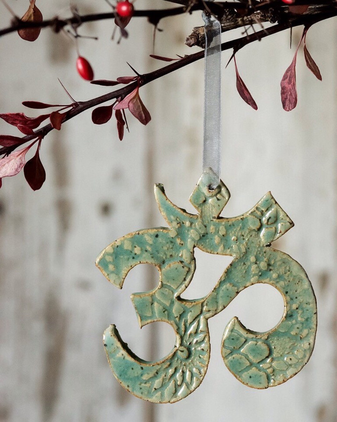 Yoga Om Ornament Holiday Christmas Namaste Tree Wonter Yogi - Etsy