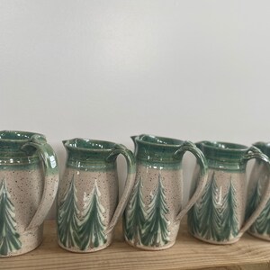 Hand Thrown Ceramic Pitcher With Winter Trees - Etsy