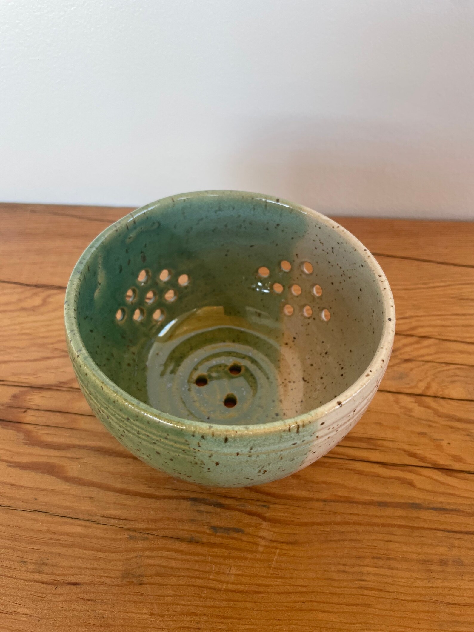Small Ceramic Strainer / Colander - Etsy