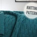 Blanket KNITTING PATTERN / Prairie Fields / Throw Knitting | Etsy