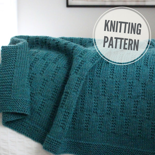 Baby Blanket Knit Pattern - Etsy