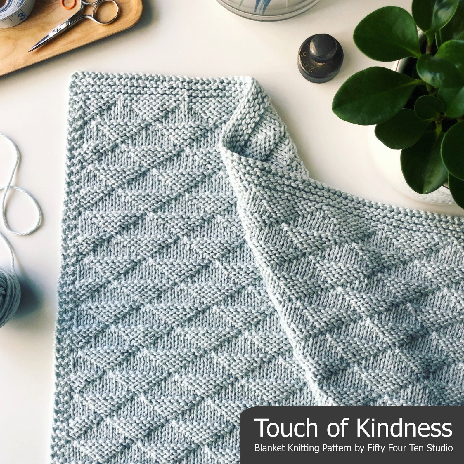 Blanket KNITTING PATTERN / Touch of Kindness / Reversible Baby Blanket ...