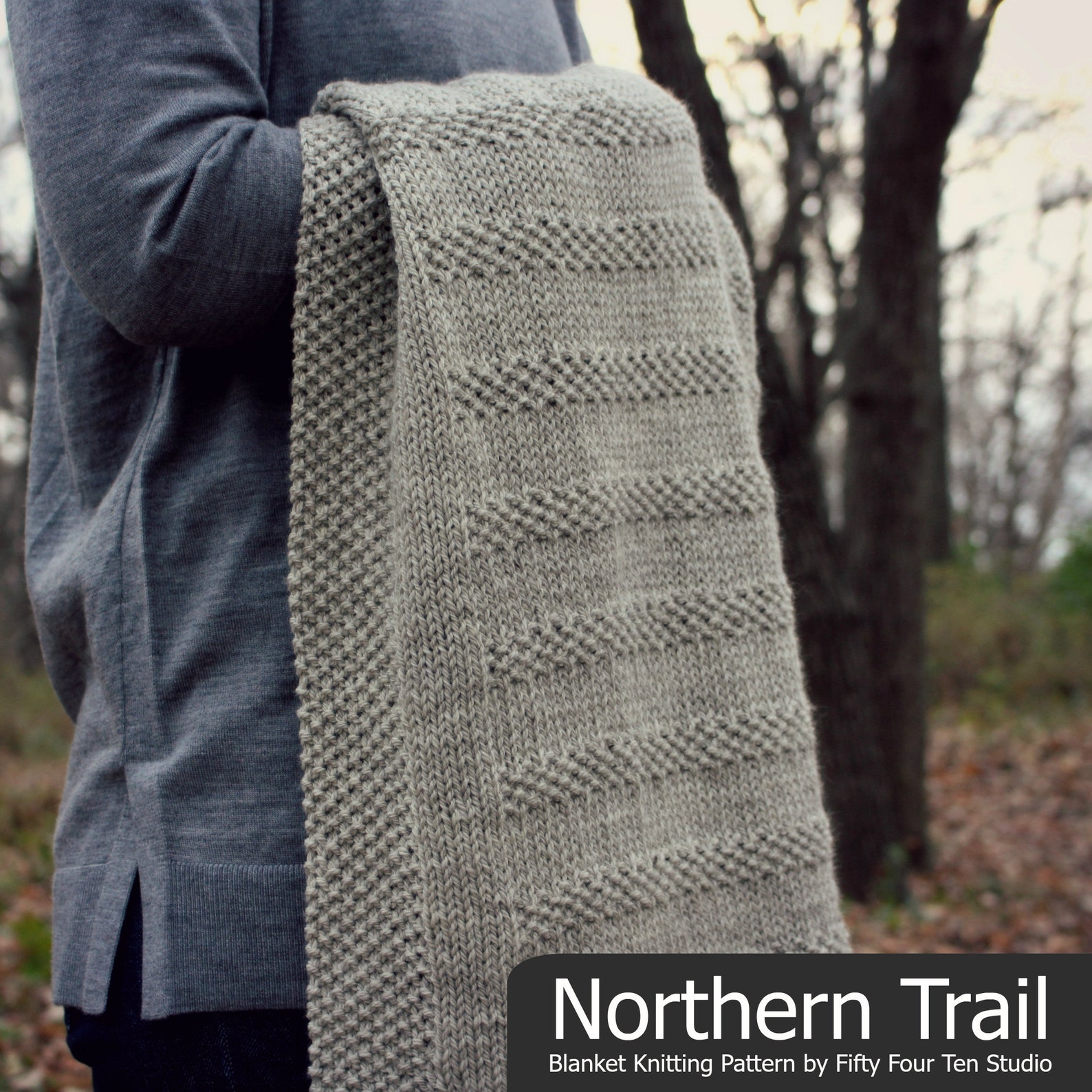 Blanket KNITTING PATTERN / Northern Trail / Throw Knitting Pattern ...