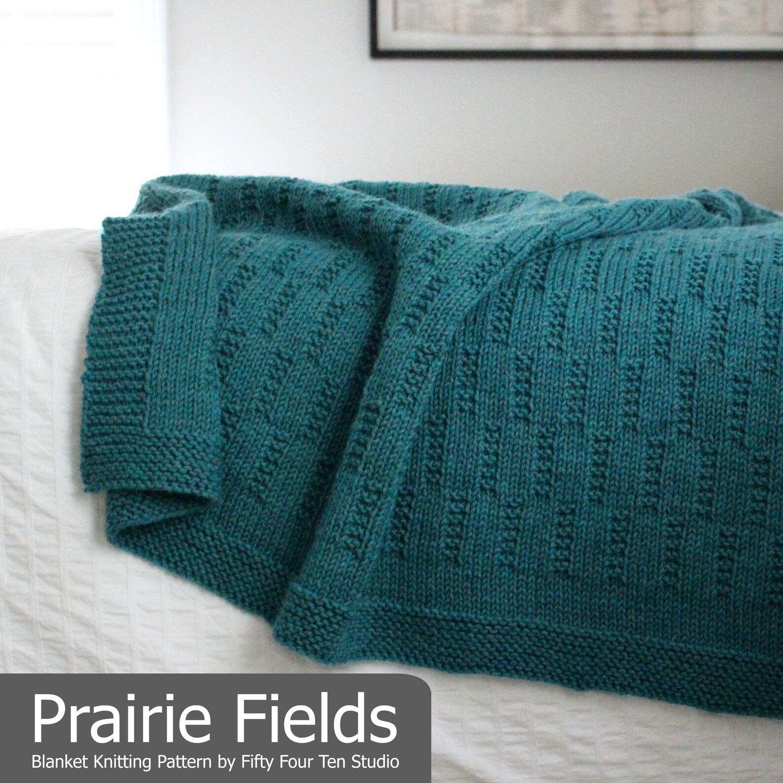 Blanket KNITTING PATTERN / Prairie Fields / Throw Knitting - Etsy Canada