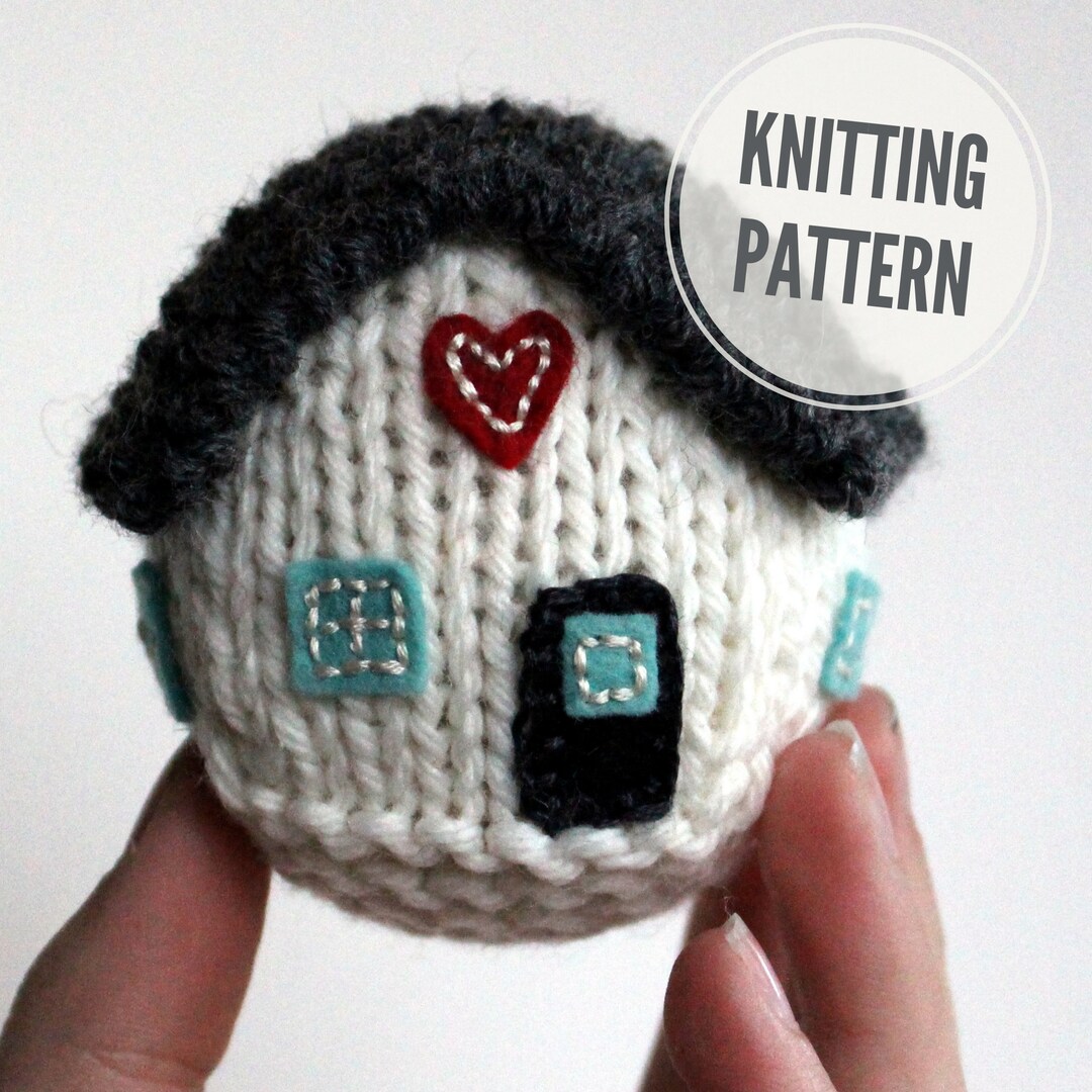 Knitting Pattern / Digital Download / Little House / New Home / First ...