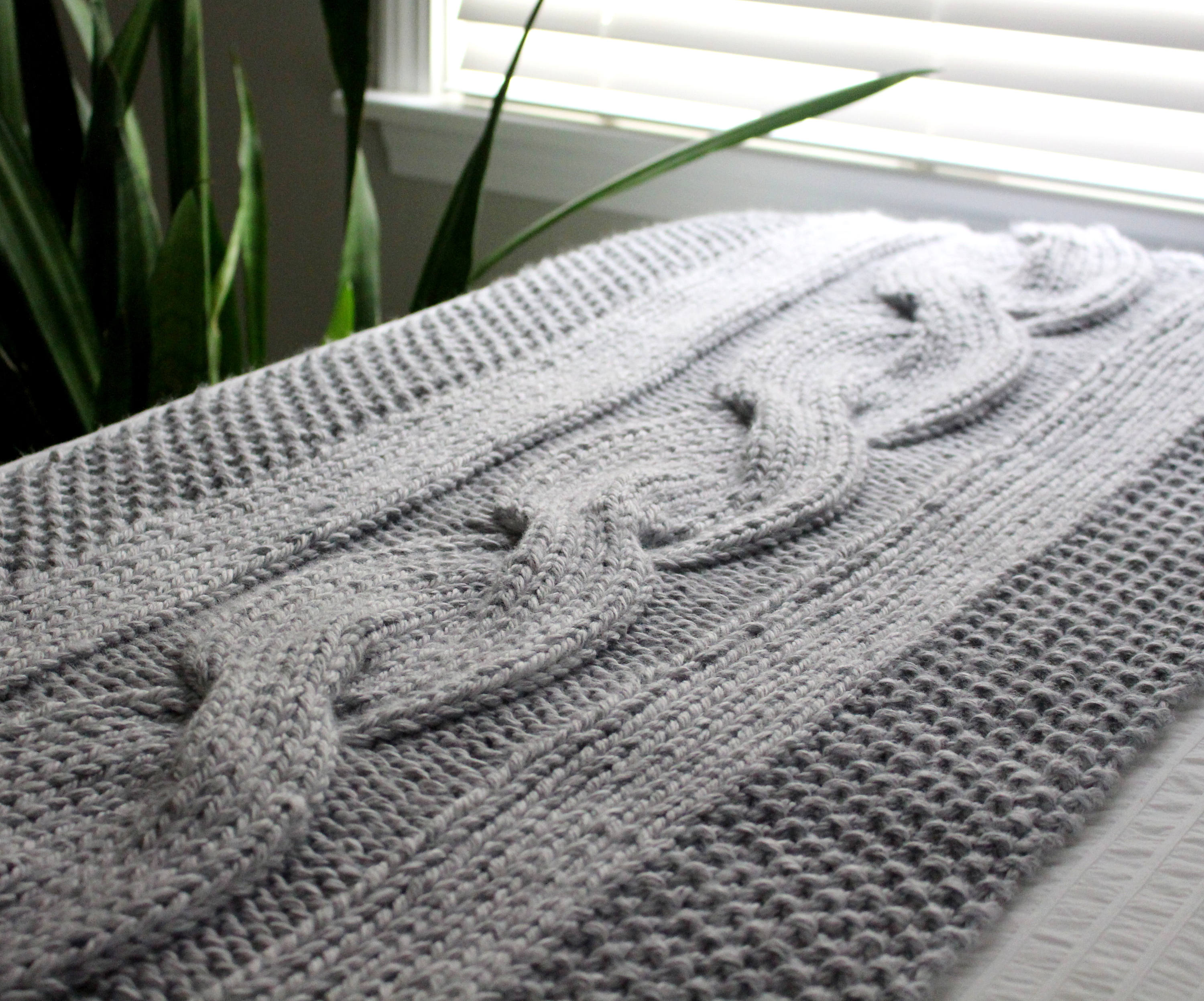 Bed Runner KNITTING PATTERN / River of Dreams / Cable Blanket | Etsy