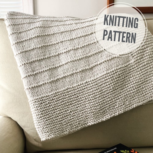 Blanket KNITTING PATTERN / Prairie Fields / Baby / Throw / - Etsy UK