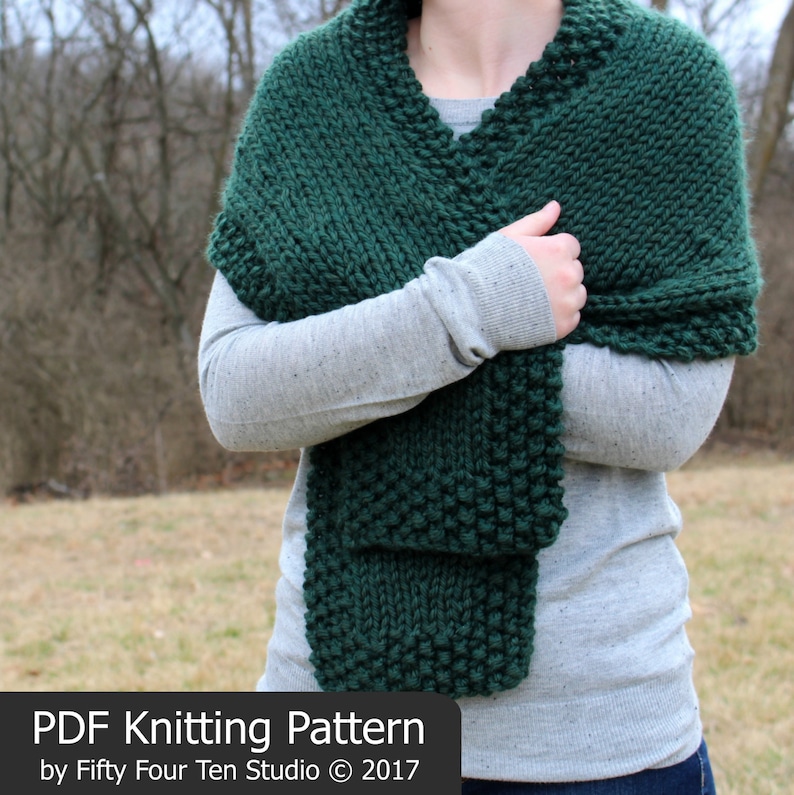 KNITTING PATTERN Shawl / A Bit of Good Luck / Easy Shawl - Etsy