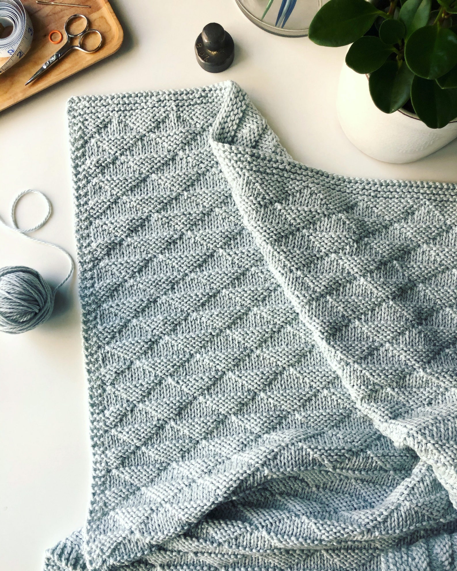 Blanket KNITTING PATTERN / Touch of Kindness / Baby Blanket Knitting ...