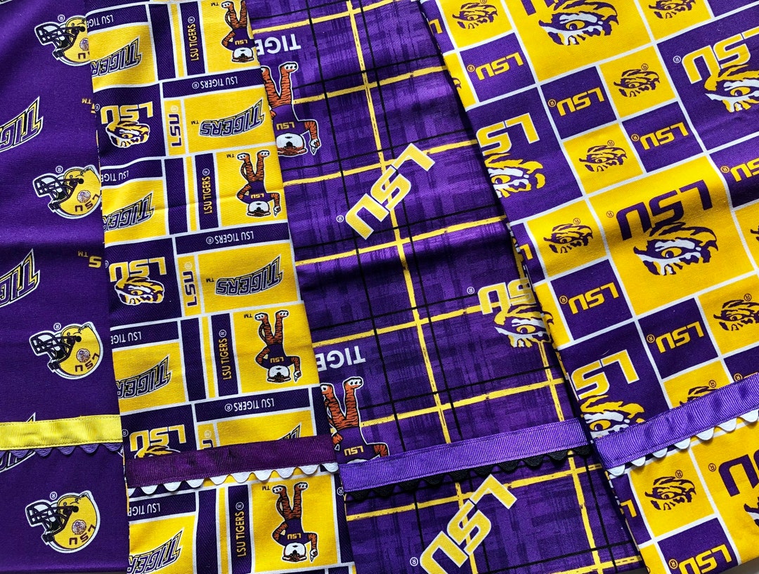 LSU- GEAUX TIGERS! or Mardi Gras Accent Pillow / Travel Pillow - Etsy