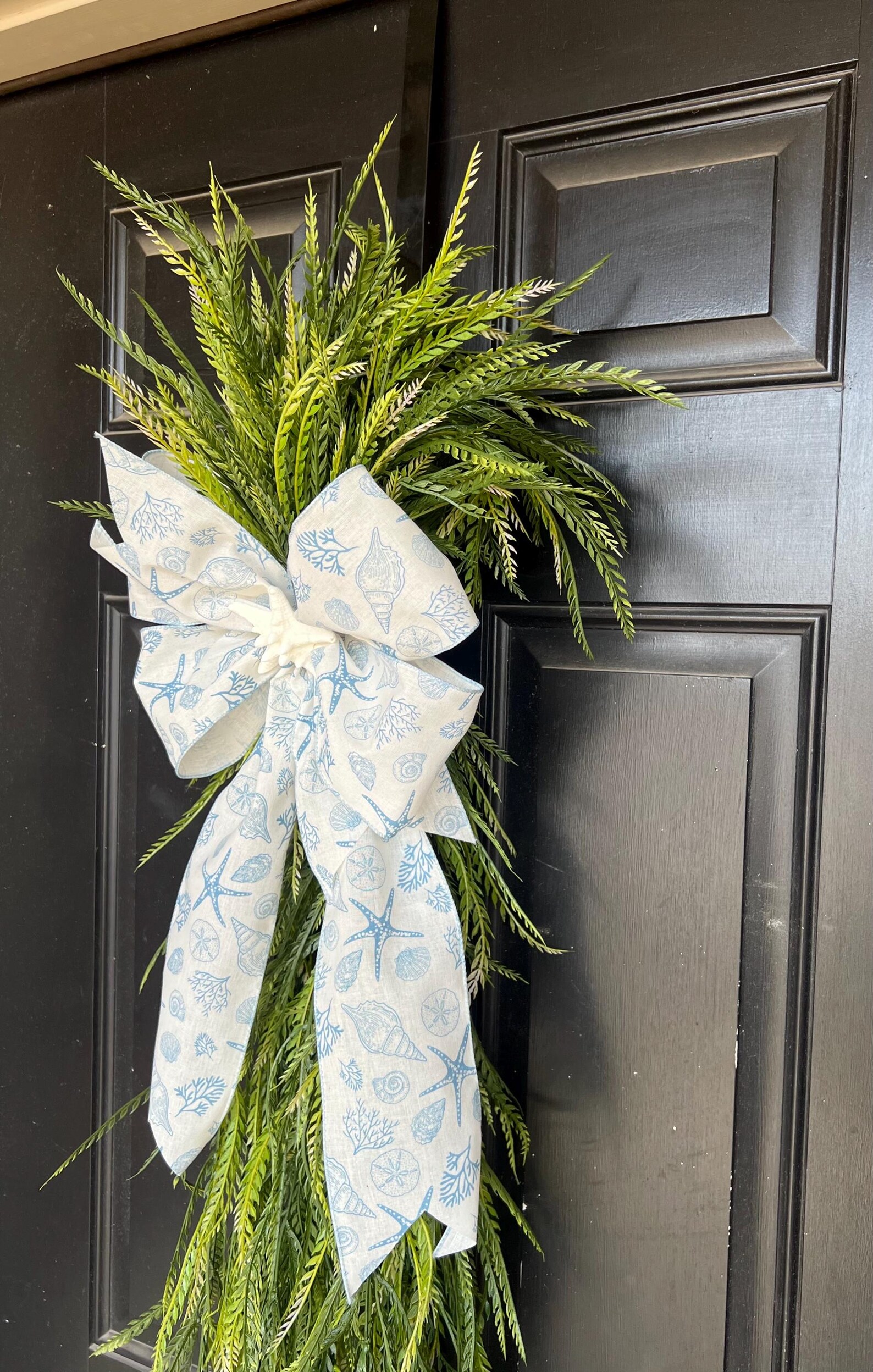 Nautical Saw Grass Swag / Greenery Swag / Summer Swag / Spring Swag ...