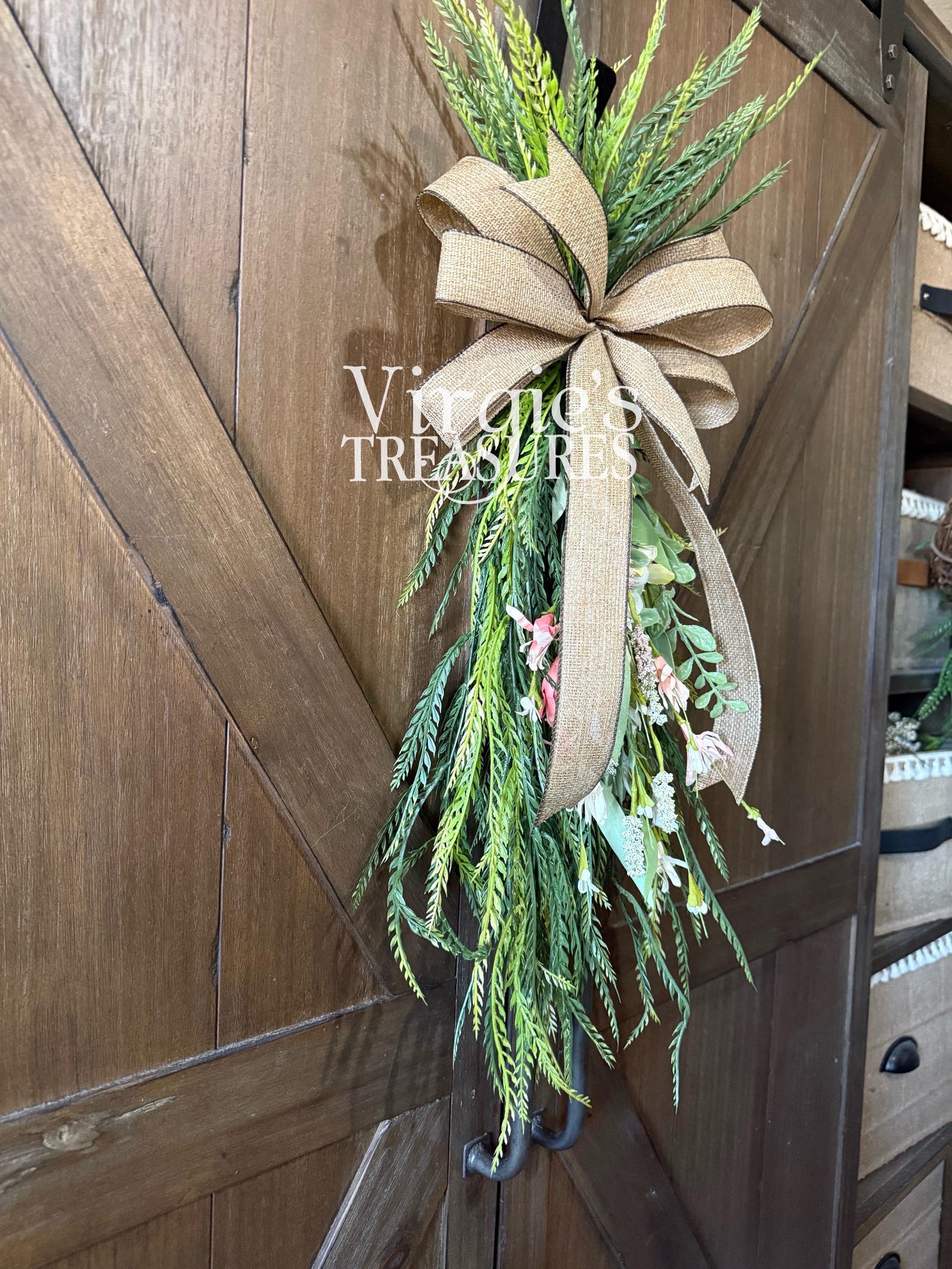 Small Saw Grass Swag / Greenery Swag / Spring Greenery Swag / Summer ...